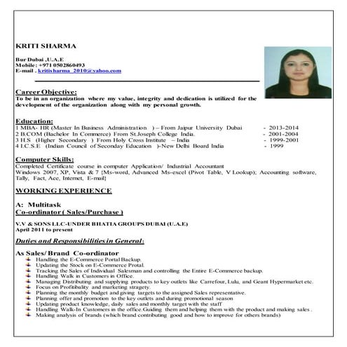 CV -KRITI SHARMA | DOCX