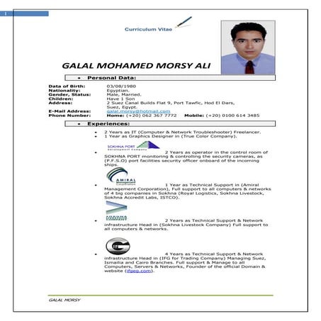 CV: Ahmad Mohamed Yahya | PDF