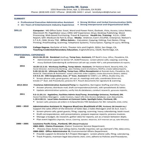 Patricia E. Hill Resume | DOC