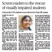 Screen readers to the rescue of visually impaired students ...