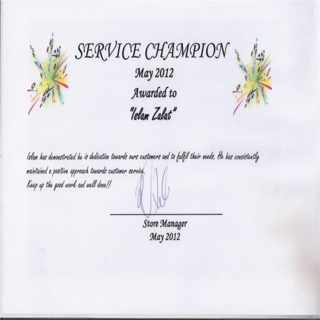 Service champion | PDF