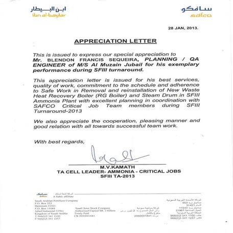 Client Appreciation Letters and Certificates | PDF