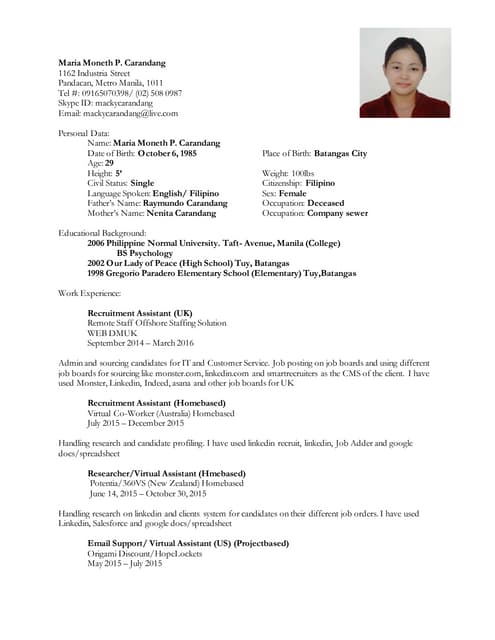 Sonia Alvarez Resume Updated | PDF