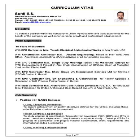 Sunil-CV-Latest | DOC