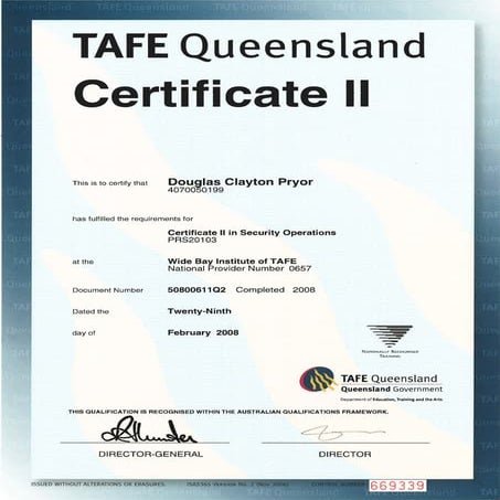 Cert II Security Operations | PDF