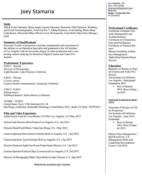 NIKKO-RESUME | PDF | Video Production | Content Production