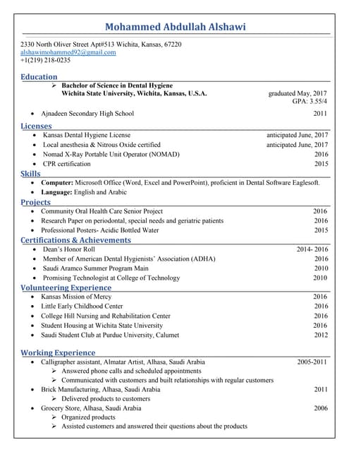 CV OSAMA MOHAMED NEW | DOC