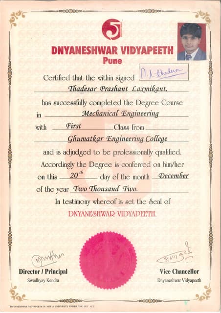 003-DIPLOMA-PLT-Certificate-1995 | PDF