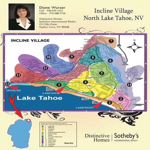 Lake Tahoe Maps Incline and Tahoe Keys | PDF