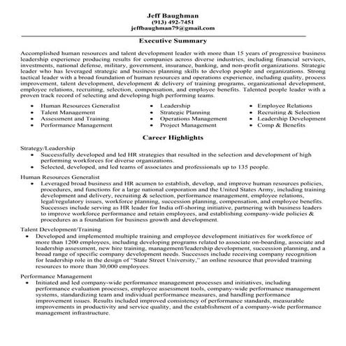 Resume Baughman | PDF