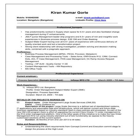 KIRAN_Resume | PDF