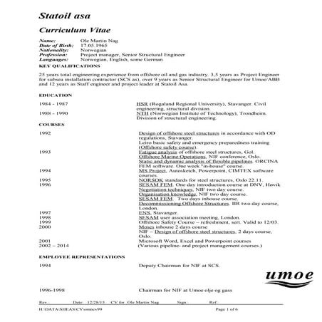 OMN_CV_2014_eng (1) | PDF