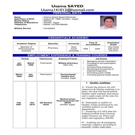 usama CV | PDF