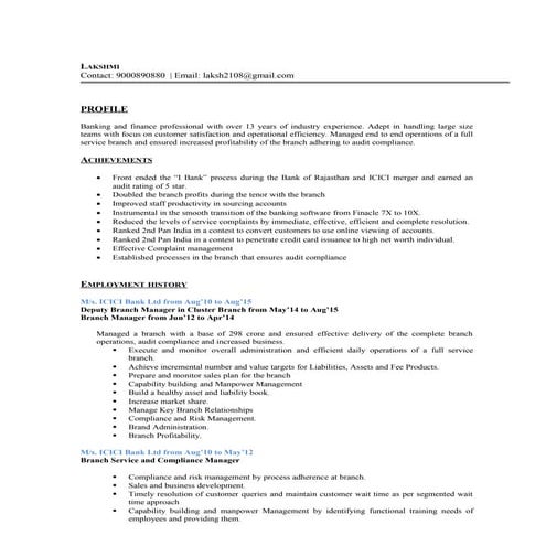 Lakshmi_resume | DOC