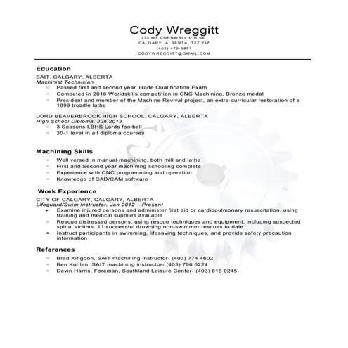 Resume Jan 2016 | DOC