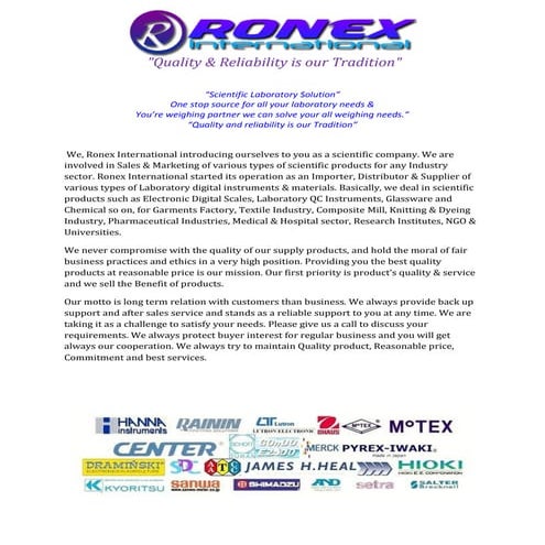 Ronex Product List | PDF
