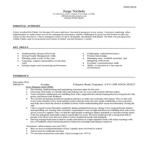 RESUME OF SDG | DOC
