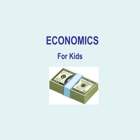 Basic Economics for Elementary | PPT