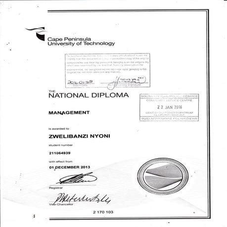 diploma certificate | PDF