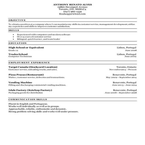 Amanda Delia's Resume- | DOCX