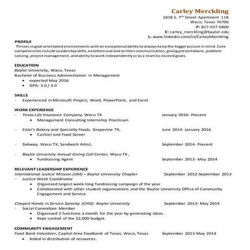 Rachel Gilliland Resume | DOCX