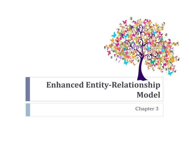 Chapter-4 Enhanced ER Model | PPTX