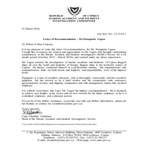 Reference Letter P. Lagou | DOCX