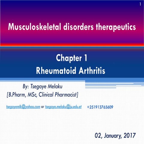 Rheumatoid Arthritis | PPT