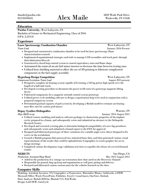 Resume | PDF