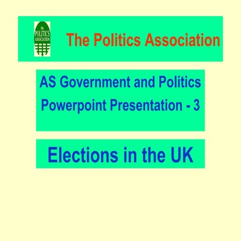 3 elections | PPT