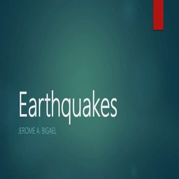 Earthquake | PPTX | Geology | Science