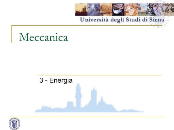 Fisica: IL LAVORO E L'ENERGIA | PPT