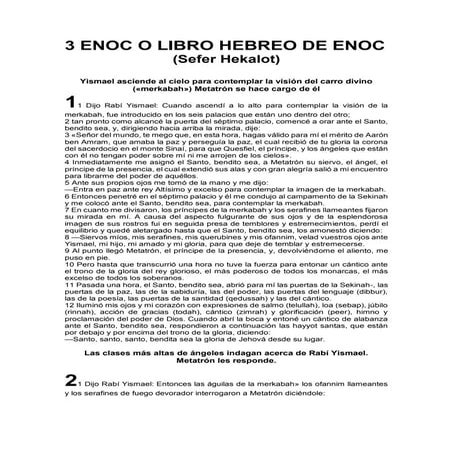 3 Enoc o libro hebreo de Enoc | PDF