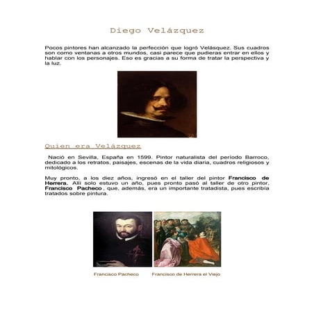 Diego Velazquez | PDF