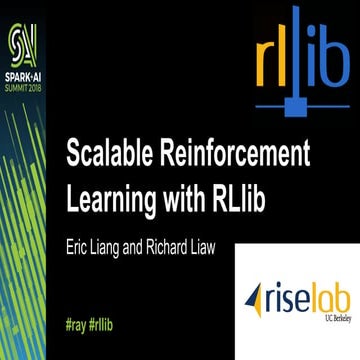 Enabling Composition In Distributed Reinforcement Learning With Ray Rllib With Eric Liang And 