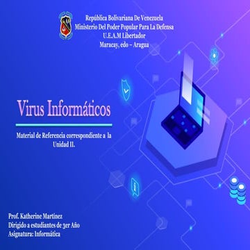 Virus Informáticos | PPTX