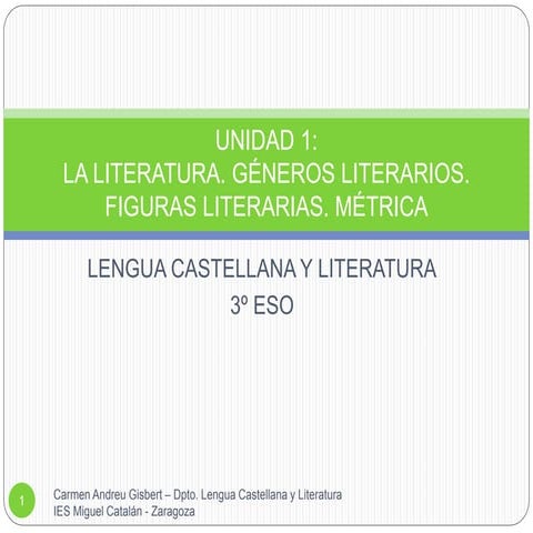 Géneros Literarios | PPTX