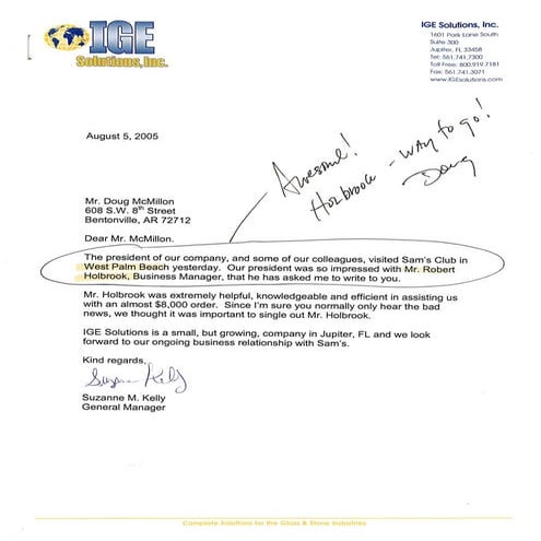 member service letter | PDF