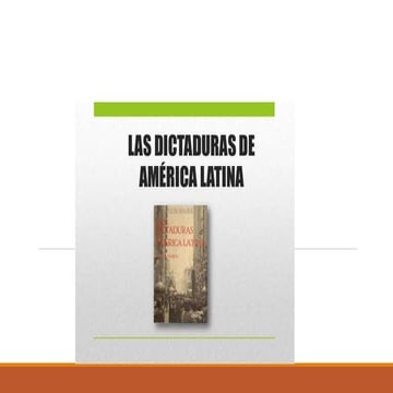 Dictaduras de america latina | PPT