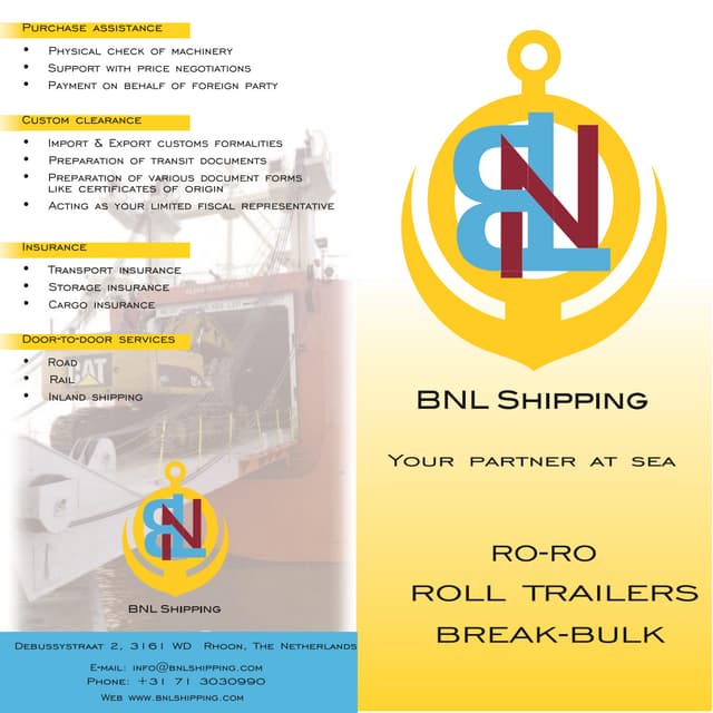 BNL Shipping folder | PDF
