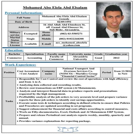 Maged Mohamed Resume - 15.01.15
