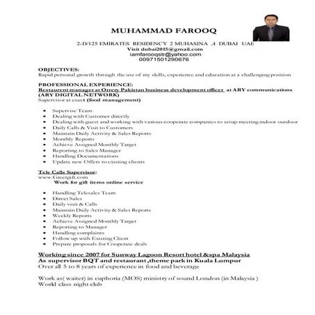 FAROOQ RESUME | DOCX