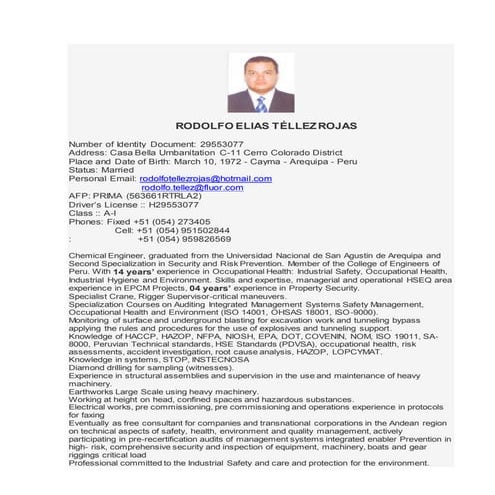 Resume RETR 2015 | DOCX
