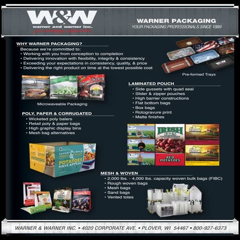 Warner Packaging | PDF