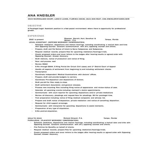 Ana's Resume | DOCX
