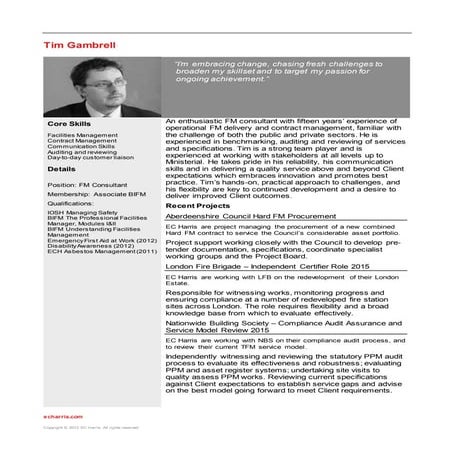Tim Gambrell CV | DOCX