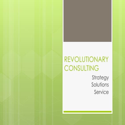RC Presentation 2 - 2016 | PDF | Management Consulting Industry ...