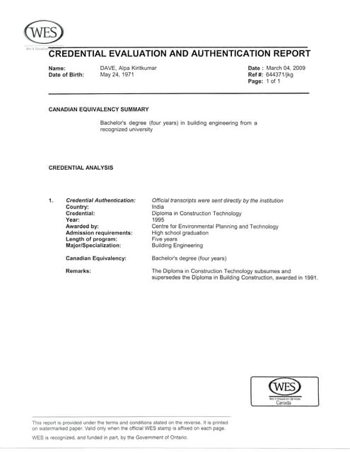 Wes Evaluation Pdf