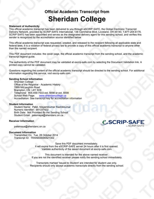 ged transcript | PDF