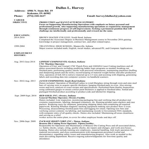 FRANK RESUME | DOC